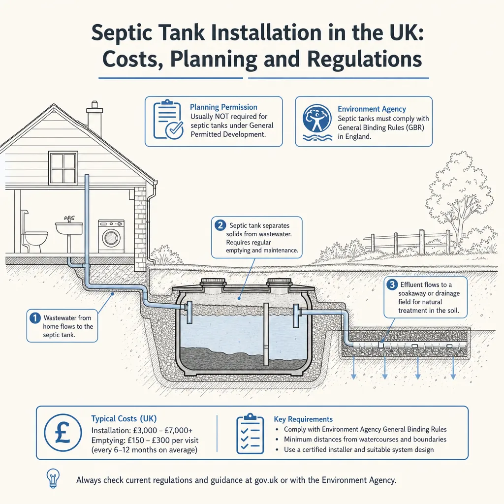 Septic Tank Installation in the UK: Costs, Planning and Regulations ...